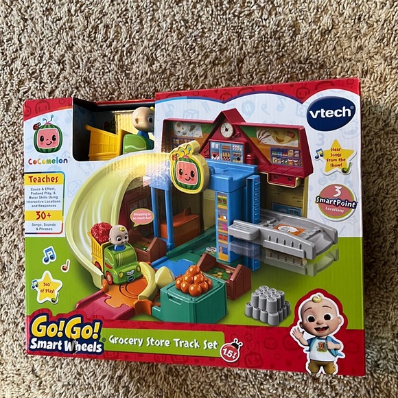 vtech | Toys | Bnwt Vtech Gogo Smart Wheels Cocomelon Jj Grocery Store ...